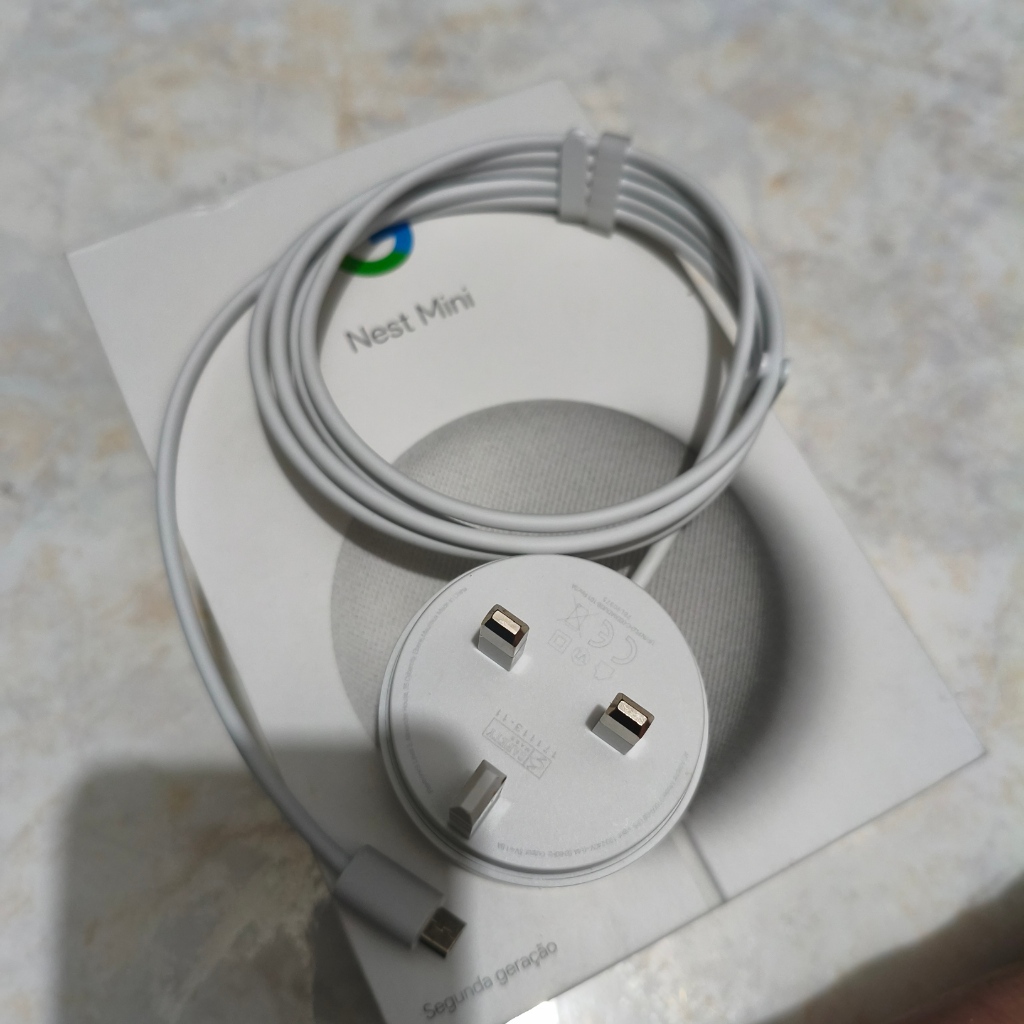 Google nest mini gen 1 power adapter UK plug | Shopee Malaysia