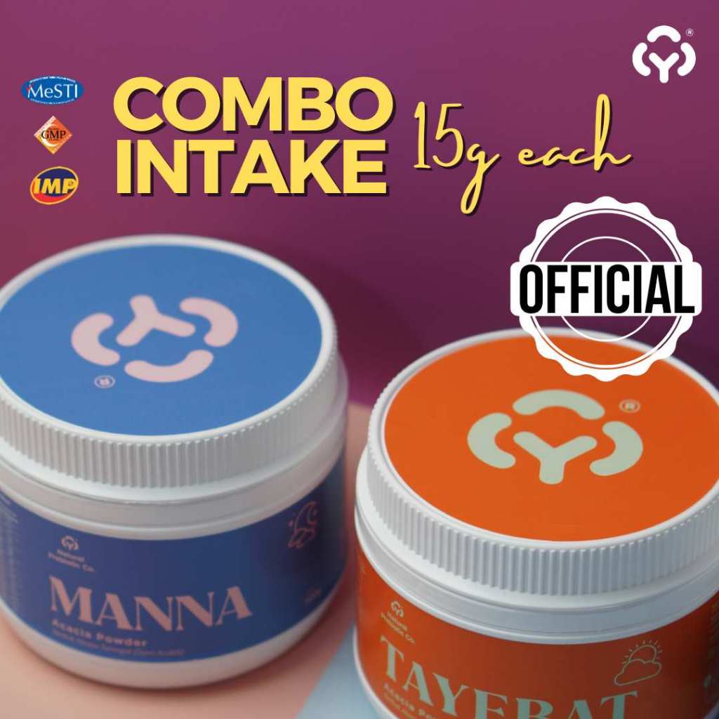 Natural Prebiotic | Manna & Tayebat Jar Combo (Arabic Gum) | Superfood ...