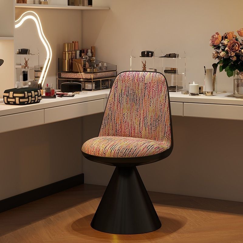 Makeup Chair Nordic High-end Makeup Stool Rotatable Backrest Dressing ...