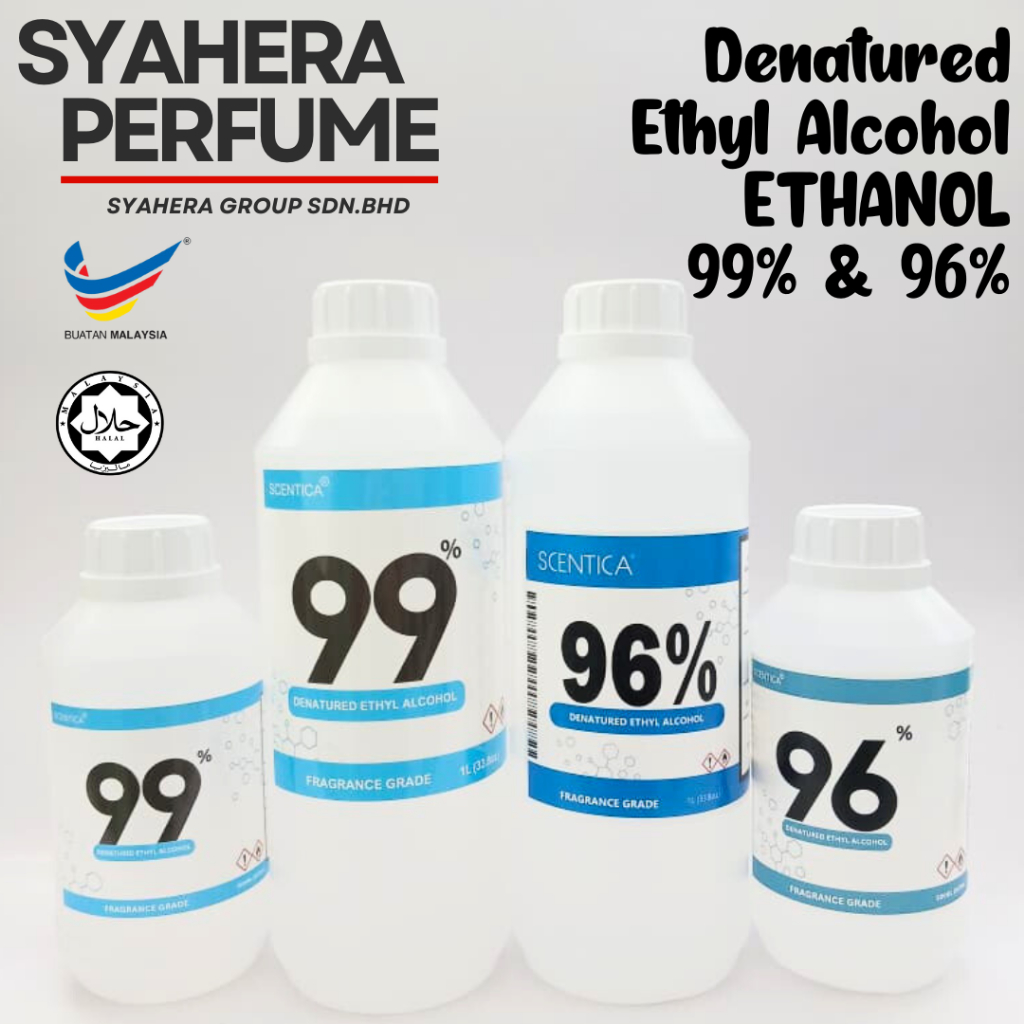 Perfume Alcohol Ethanol 99% & Ethanol 96% / Alcohol Minyak Wangi ...