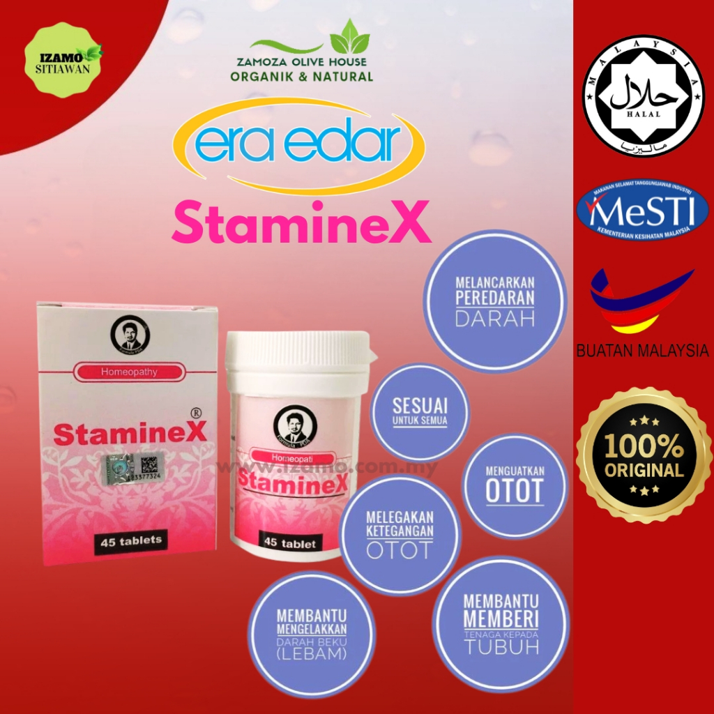 STAMINEX MEMBERI TENAGA & STAMINA TAMBAHAN DAN BAGUS SARAF DAN SENDI ...