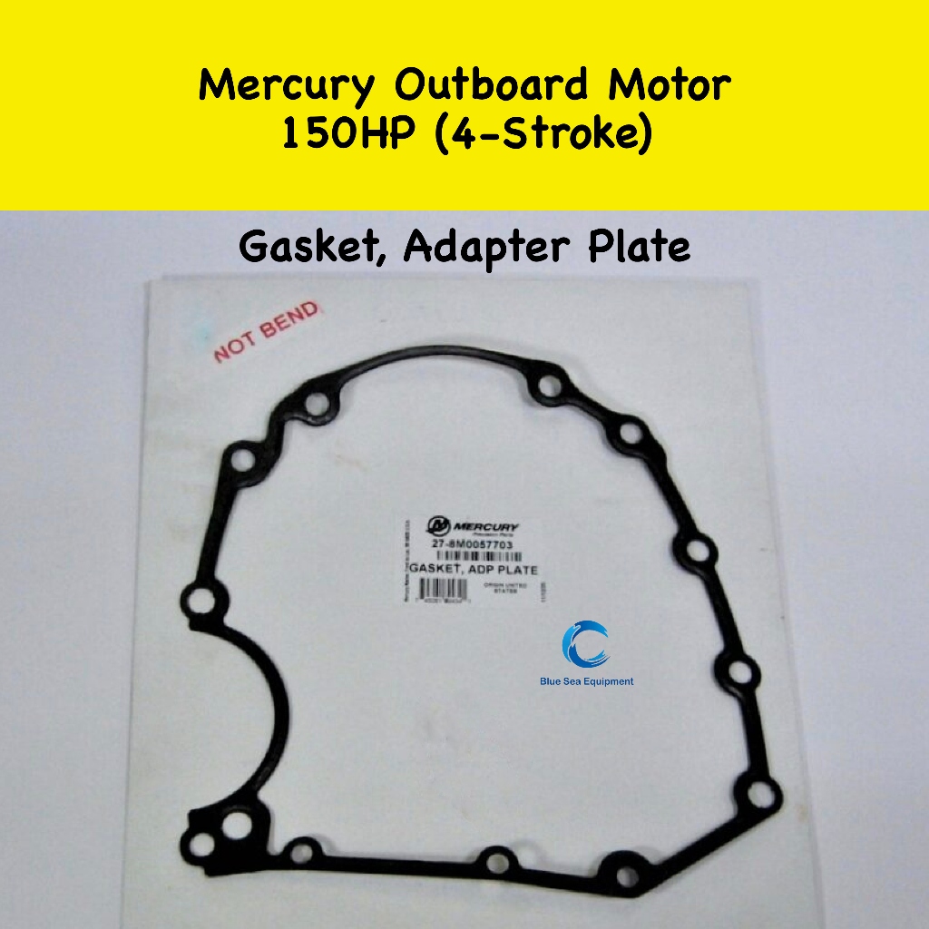 Original Adapter Plate Gasket 150HP Mercury Outboard Motor - 27 ...
