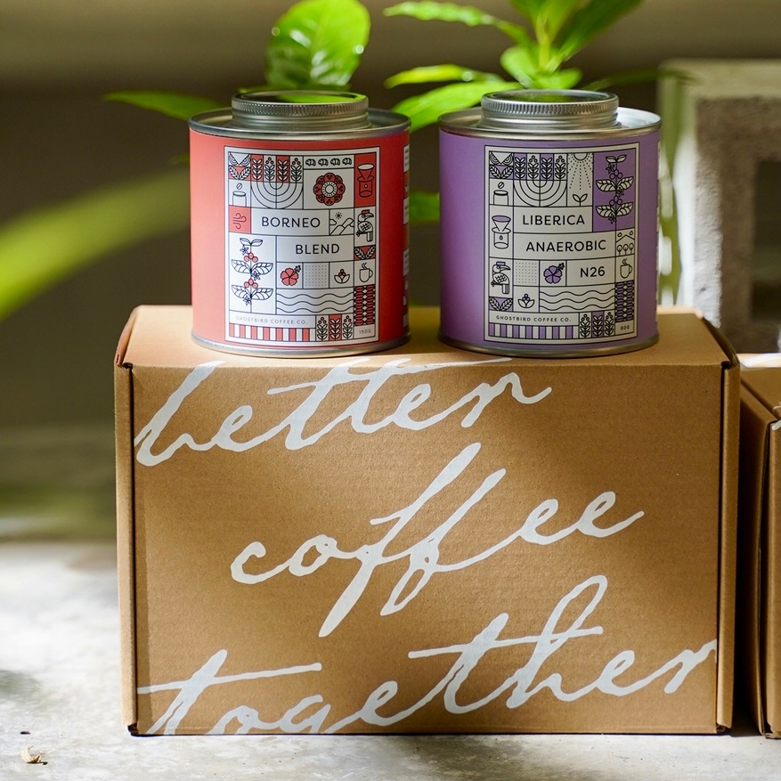 Merdeka Gift Box 🦉GHOSTBIRD COFFEE (Freshly roast) Arabica Coffee Bean ...