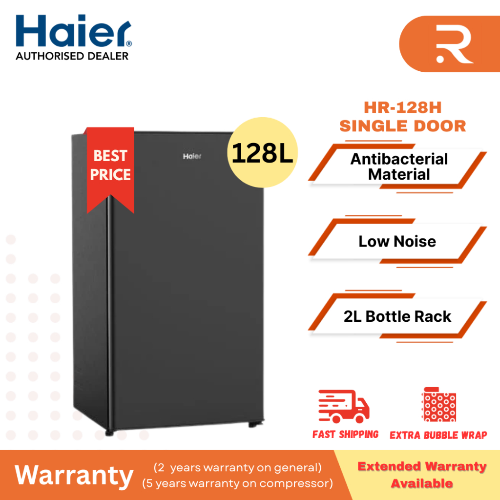 [EXPRESS SHIPPING] HAIER 128L Single Door Refrigerator Low Noise HR ...