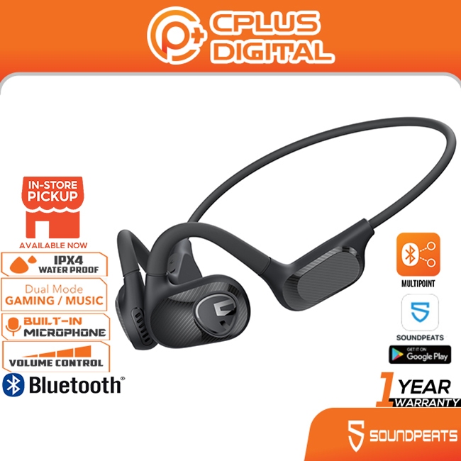 SoundPEATS RunFree Lite 2 Bluetooth 5.3 Sports Air Conduction Open Ear ...