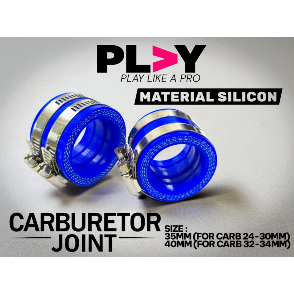PLAY 35MM 40MM SILICON JOINT UNIVERSAL CARBURETOR JOINT INTAKE PIPE ...