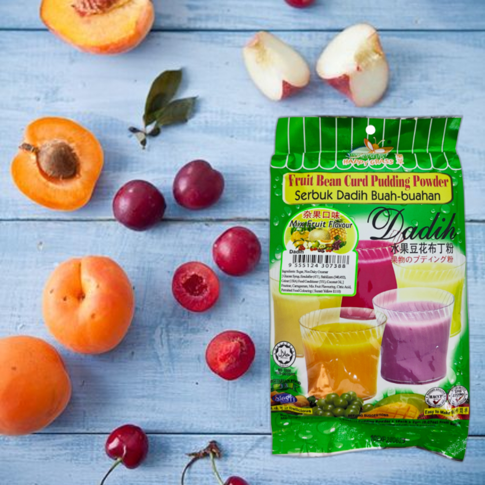 HAPPY GRASS Dadih Assorted Flavor Pudding Powder 360g | Shopee Malaysia