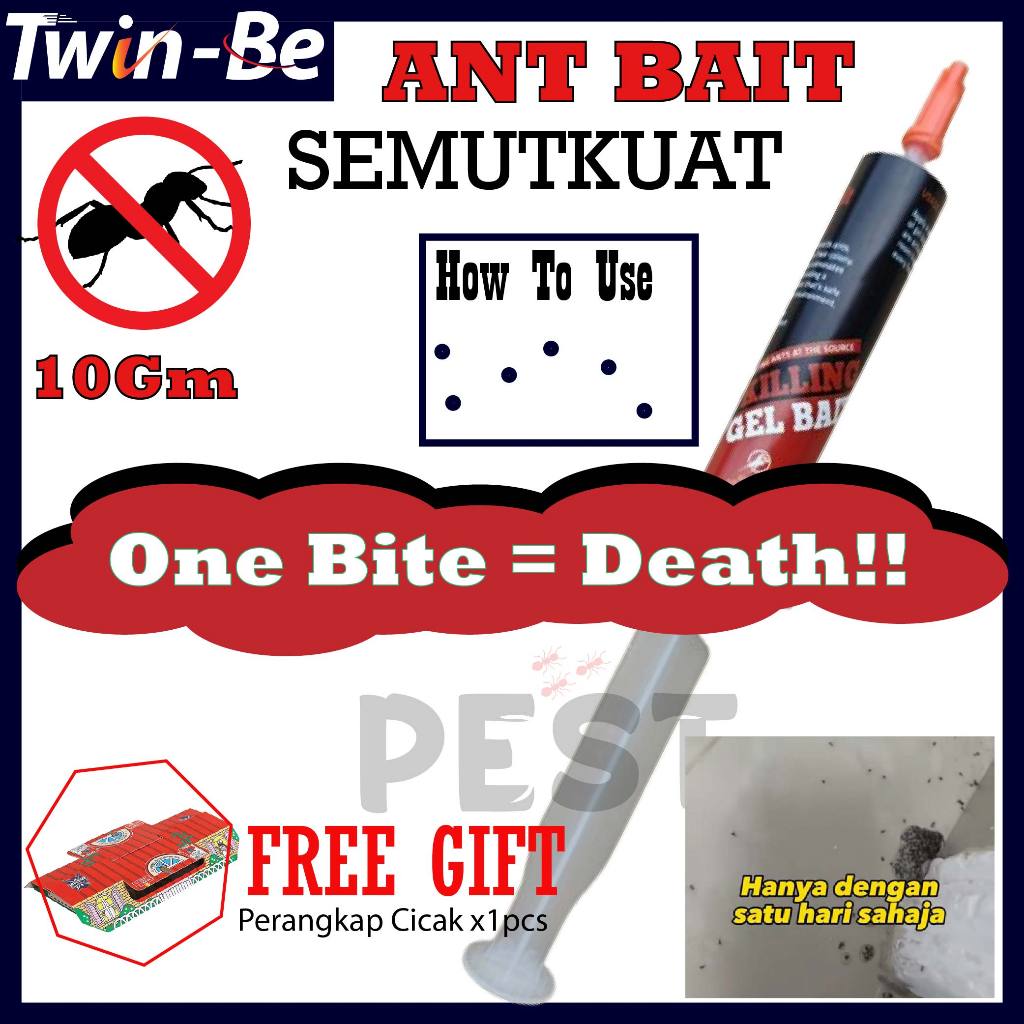 Ubat Semut & Lipas 100% berkesan / SEMUTKUAT Ant Gel. Eco Ants Bait ...