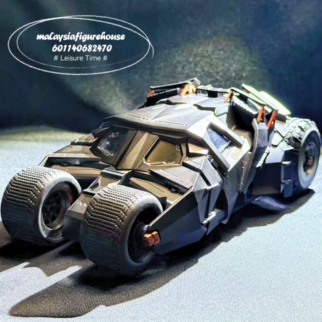 🔥READY STOCK🔥BATMAN BATMOBILE TUMBLER SUPERCAR ALLOY METAL LED DC MOVIE ...