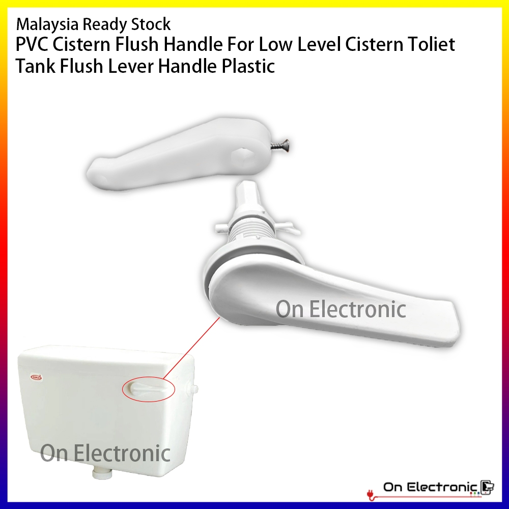 PVC Cistern Flush Handle For Low Level Cistern Toliet Tank Flush Lever ...