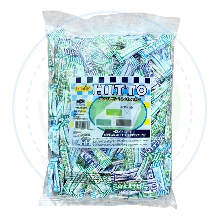 [300PCS] HITTO MINT CHEWY CANDY LEBIH KURANG 900G HALAL | Shopee Malaysia