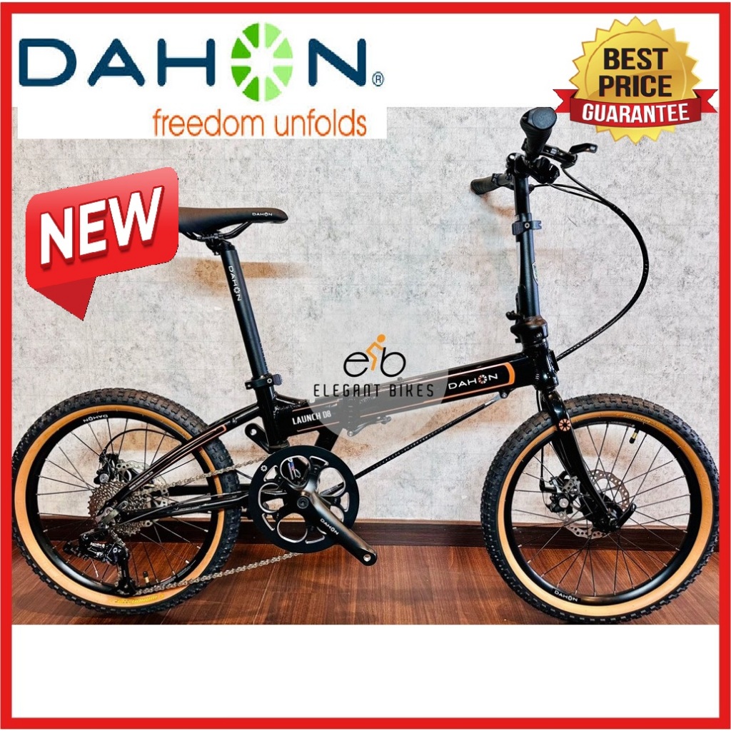 DAHON LAUNCH D8 DISC [USA VERSION] 8 SPEED DISC BRAKE FOLDING BIKE ...