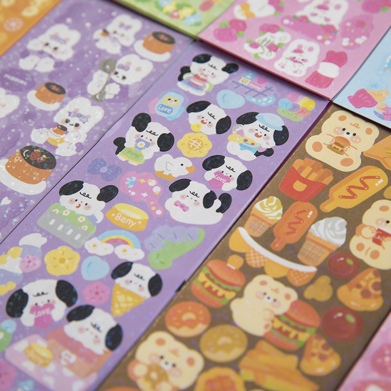 20PCS/SET INS CUTE CARTOON STICKER GUDETAMA STICKERS STIKER KARTON INS ...
