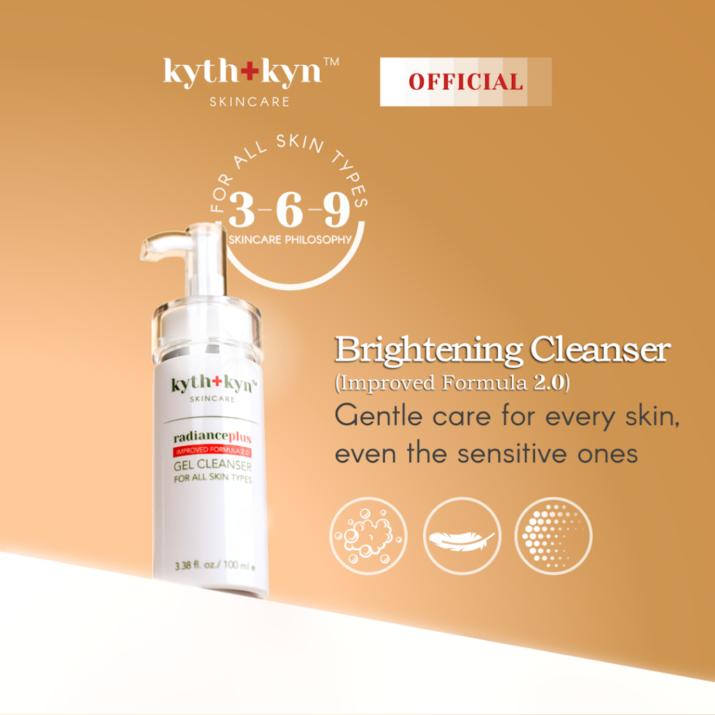 kyth+kyn Brightening Cleanser (100ml) | Niacinamide, Glycerin, Lactobionic Acid (Exp: 01/28 ...