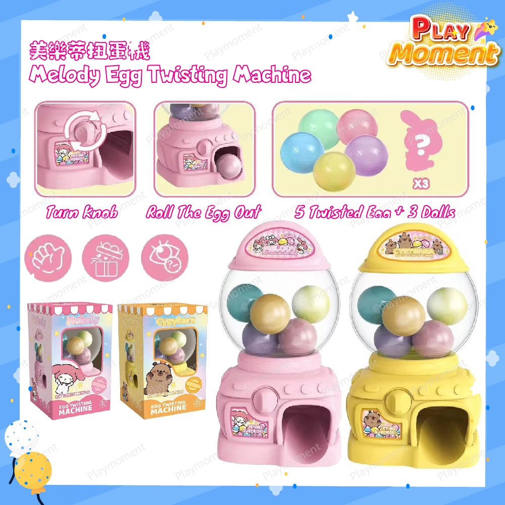 Melody Twist Egg Machine Blind Box Toys Children’s Surprise Egg Vending ...