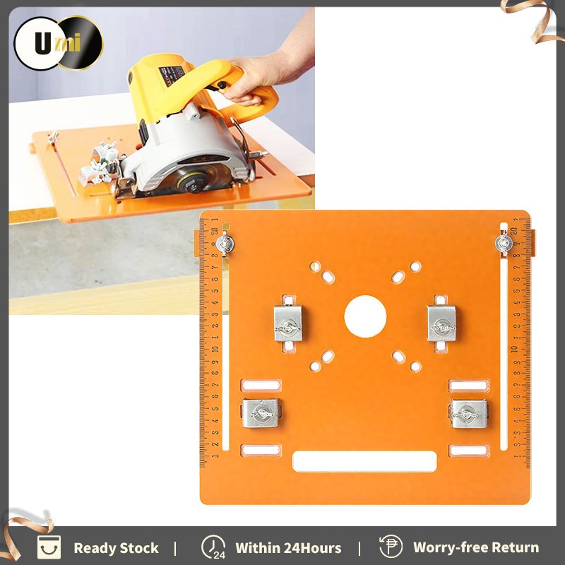 Bottom Plate Guide Rail Plate Adjustable Saw Base Marble Machine Backer ...