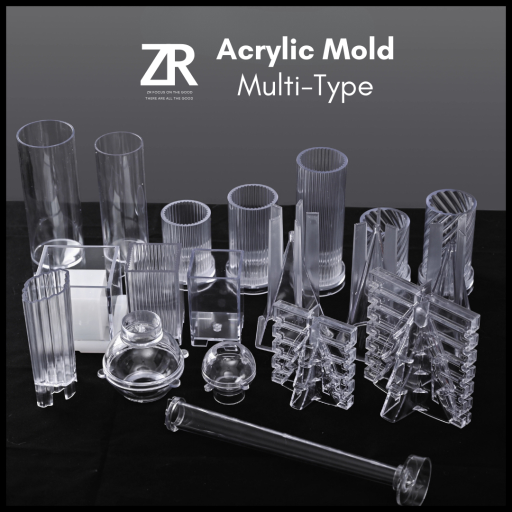 ZR/Acrylic Mold/Mutli-type Candle Mold/INS plastic Mold/Cone/Church ...