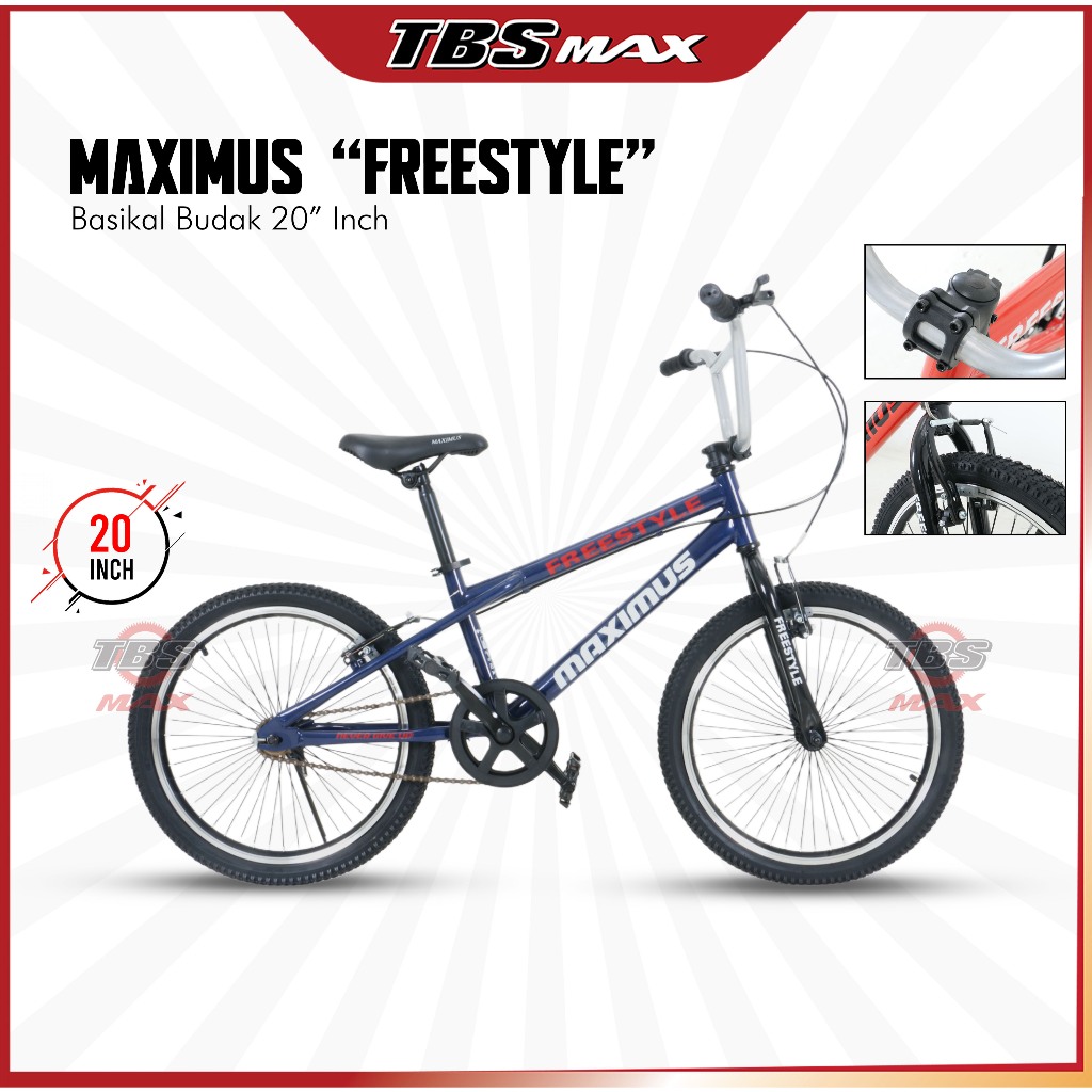 XECCON BMX Bicycle / 20" BMX Disc Brake / 20" Basikal Budak / Untuk ...
