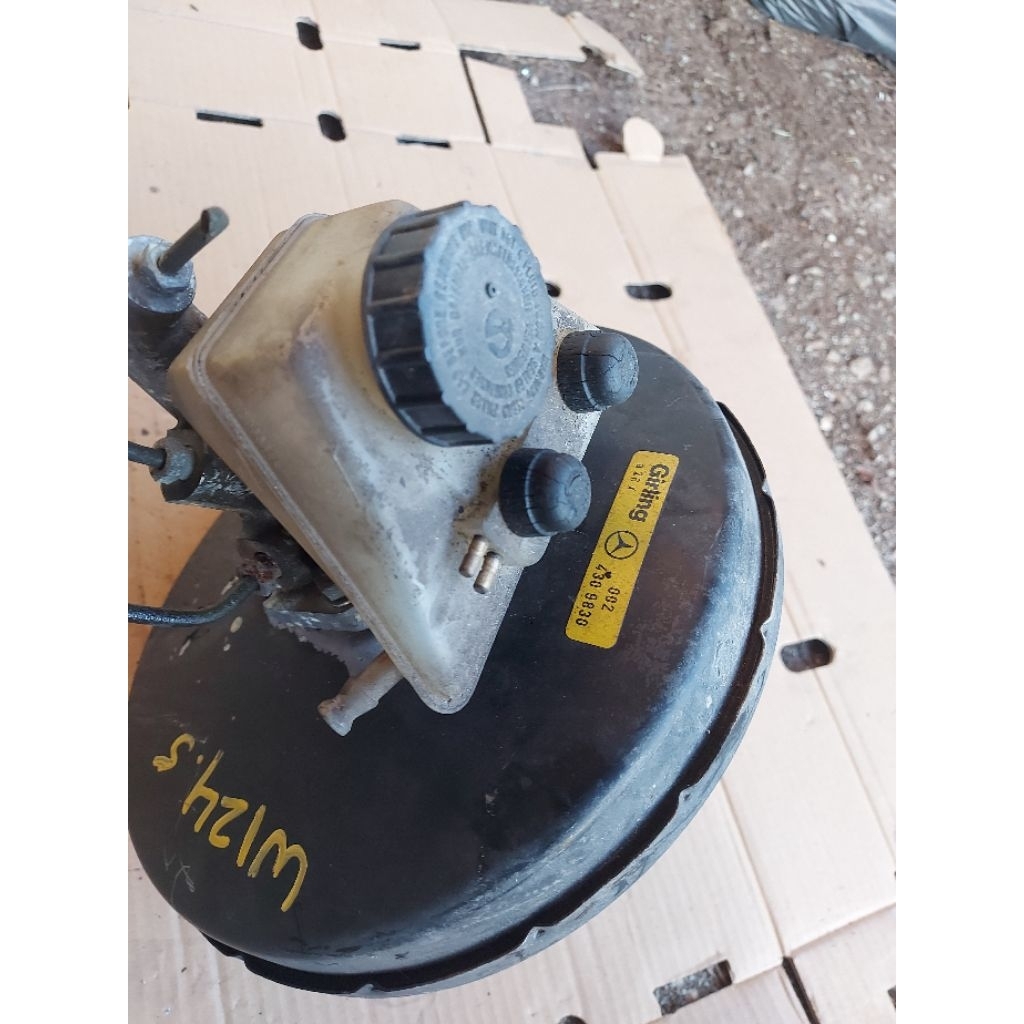MERCEDES BENZ W201 190E W124 BRAKE BOOSTER SERVO WITH MASTER PUMP USED ...