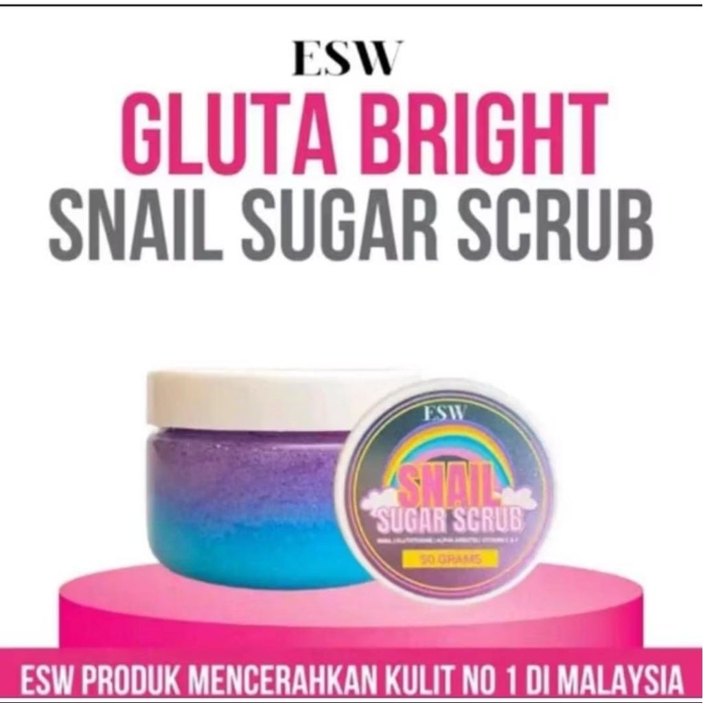 SNAIL SUGAR SCRUB 50G🌹Scrub Muka D Badan/Putihkan Kulit / Buang Sel ...
