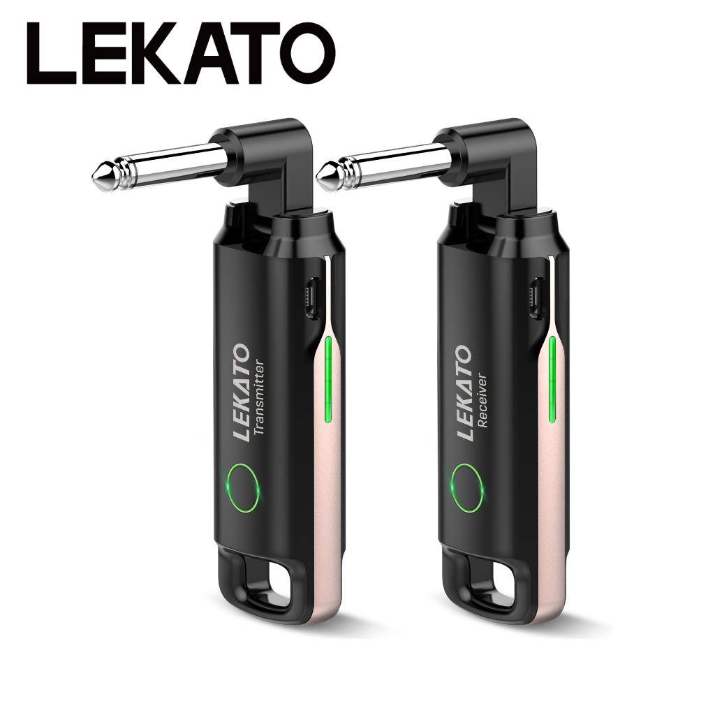 LEKATO WS-70 UHF Wireless Guitar System 70 Channels Wireless Guitar ...