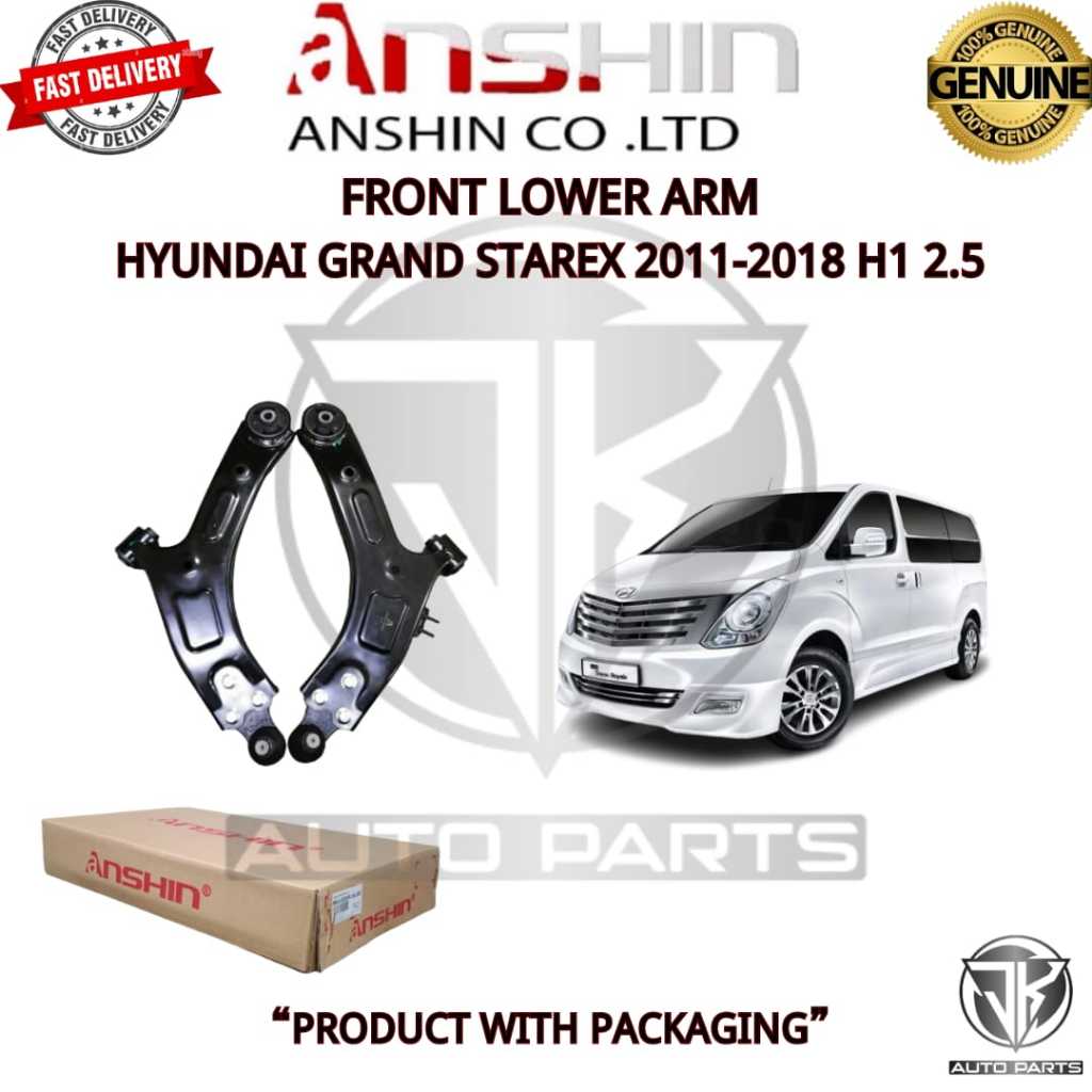#ANSHIN#JAPAN FRONT LOWER ARM HYUNDAI GRAND STAREX 2011-2018 H1 2.5 ...