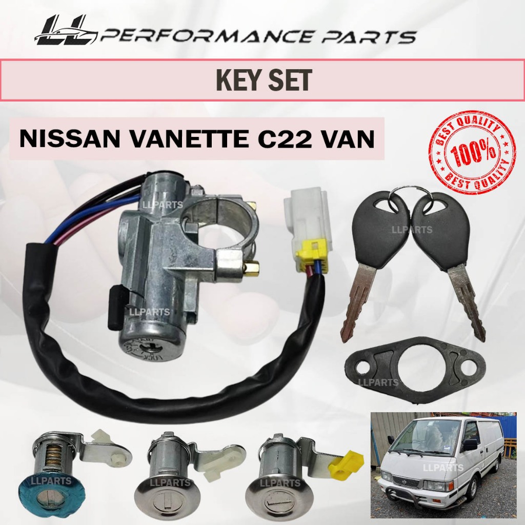 Nissan Vanette C22 Van Starter Switch Key Set Remote Car Kunci Kereta ...