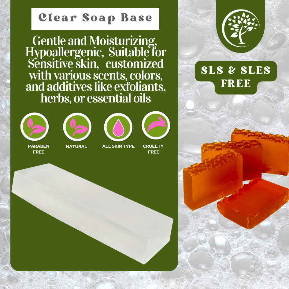 20KG - Transparent Glycerin Soap Base SLS &SLES FREE (Soap Making, Face ...