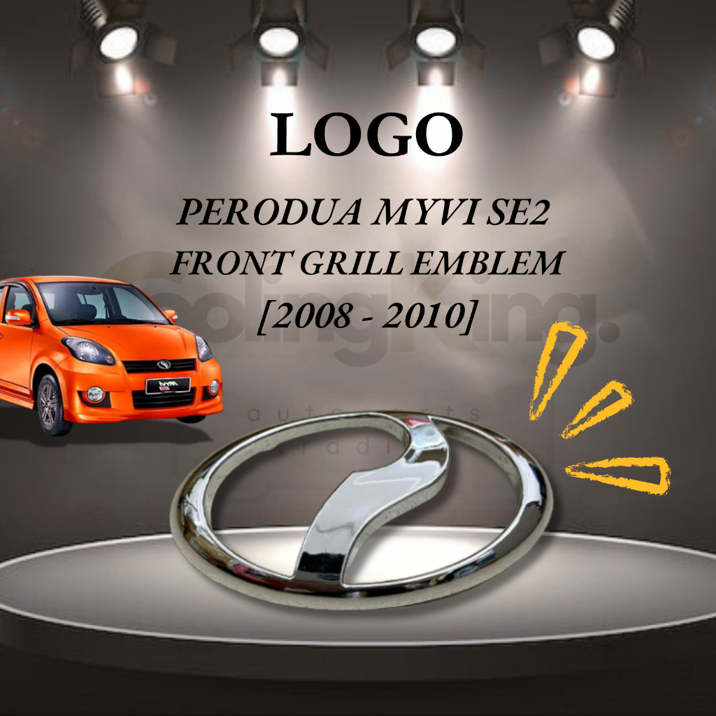 Perodua Front Grill Logo/ Emblem (Myvi SE2) 2008 - 2010 | Shopee Malaysia