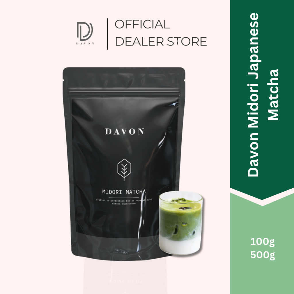 Davon - Matcha Midori 100% Japanese Matcha Powder 100g or 500g | Shopee ...