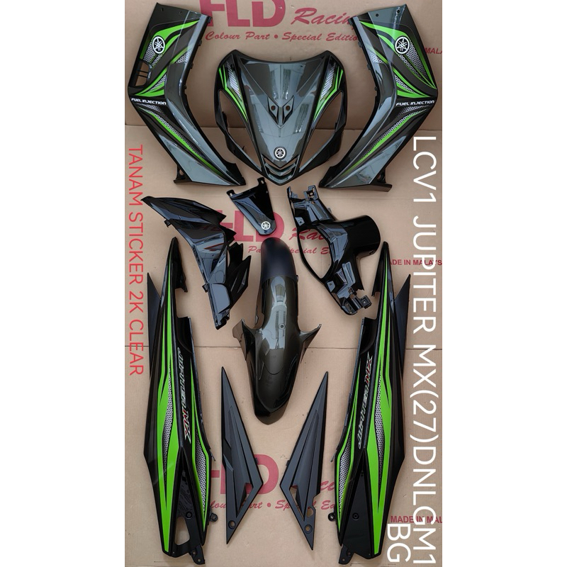 Coverset cover set tanam (HLD Racing) yamaha lc135v1 lc135 v1 lc 135 v1 ...