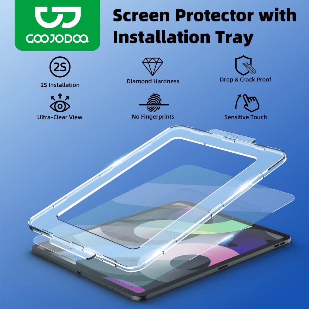 Goojodoq Screen Protective Film For Ipad Fast And simplify the Film ...
