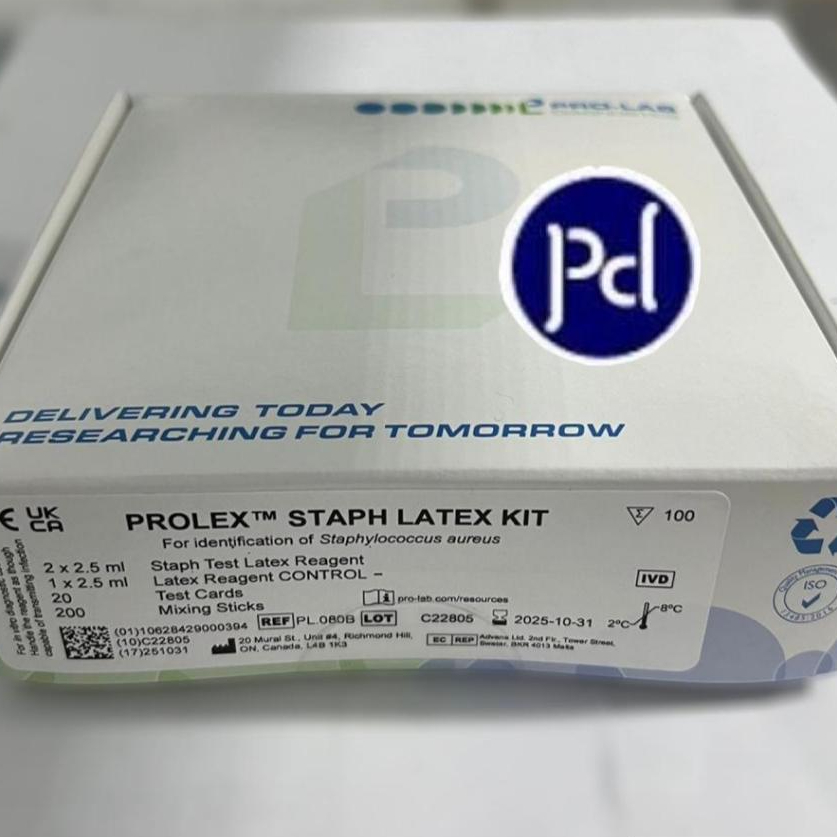 Prolex Staph Latex Kit 100 test/kit (Pro-lab Diagnostics) | Shopee Malaysia