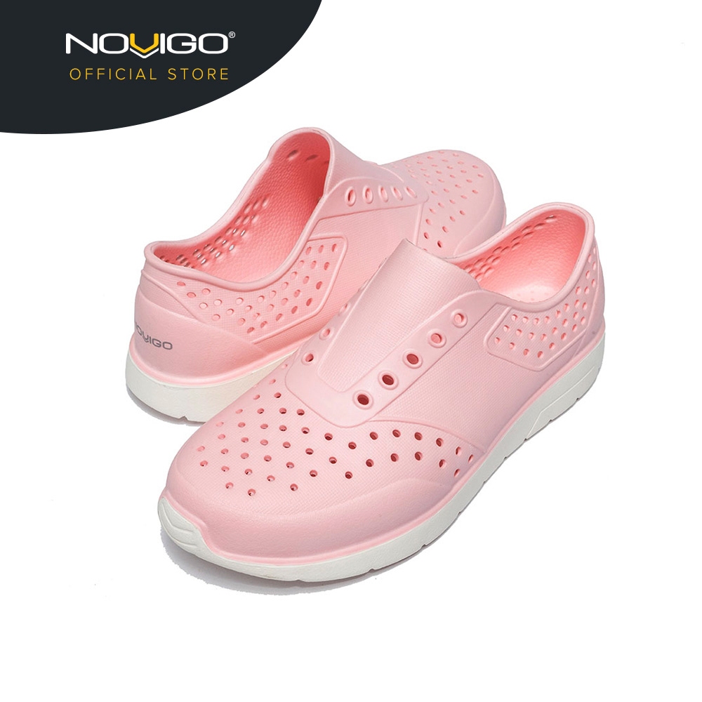 Novigo® Skye Dual Density Ladies EVA Sandal (Blush Pink/Ivory White ...