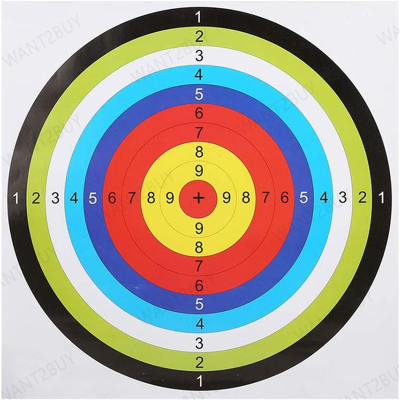 42x42cm Archery Shooting Foam Target Face Paper Training Bow Hunting ...