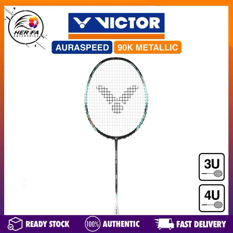 VICTOR Auraspeed 90K Metallic Professional Player Badminton Racket ...