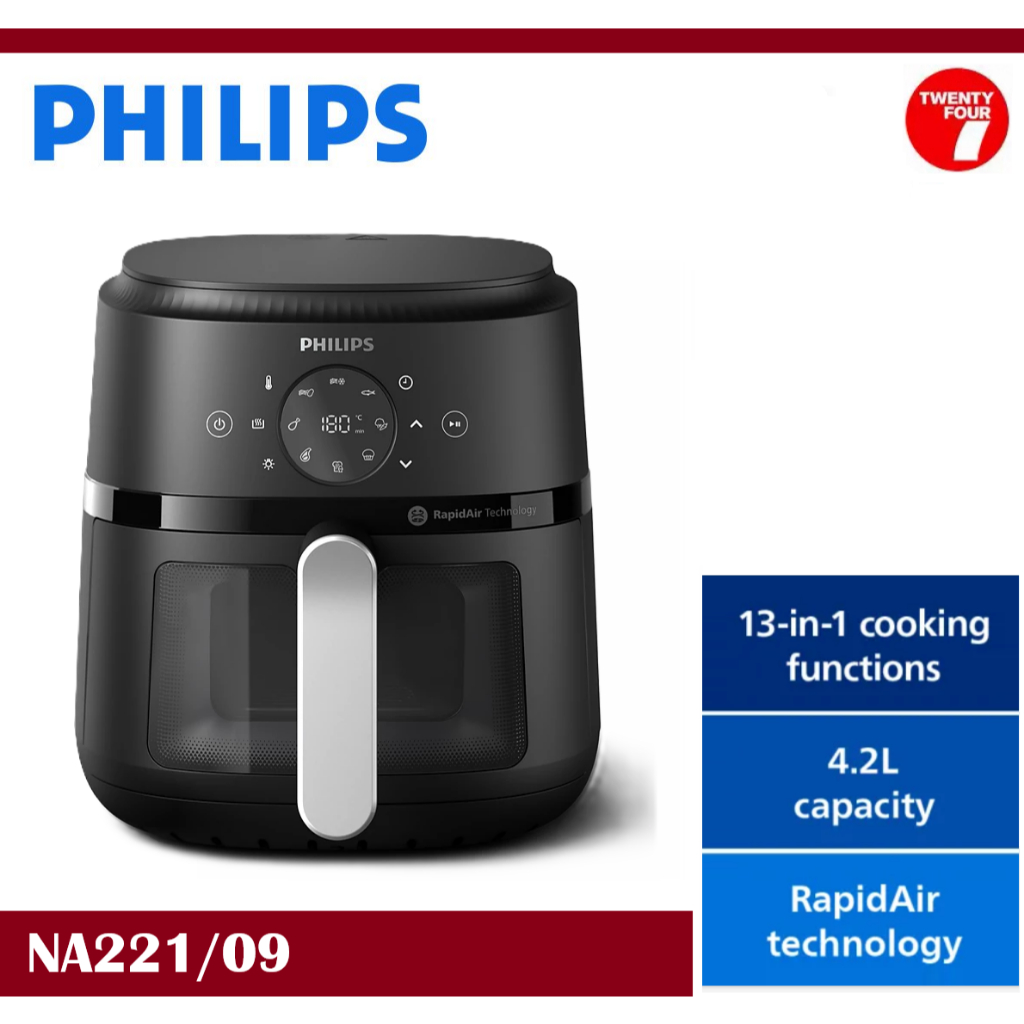 PHILIPS 2000 series Air Fryer NA221/09 (4.2L) NA22109 NA221 | Shopee ...