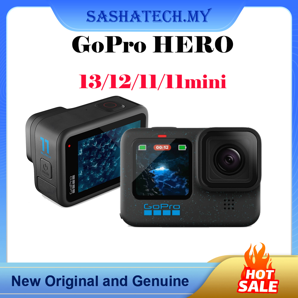 【Ready Stock】GoPro HERO 13/12/11/11mini waterproof action camera with 5 ...