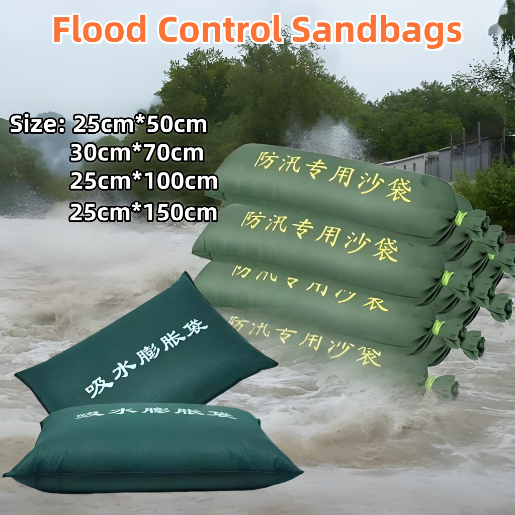 Sandless Sandbag Reusable Water Activated Flood Barriers Sang Bag Rain ...