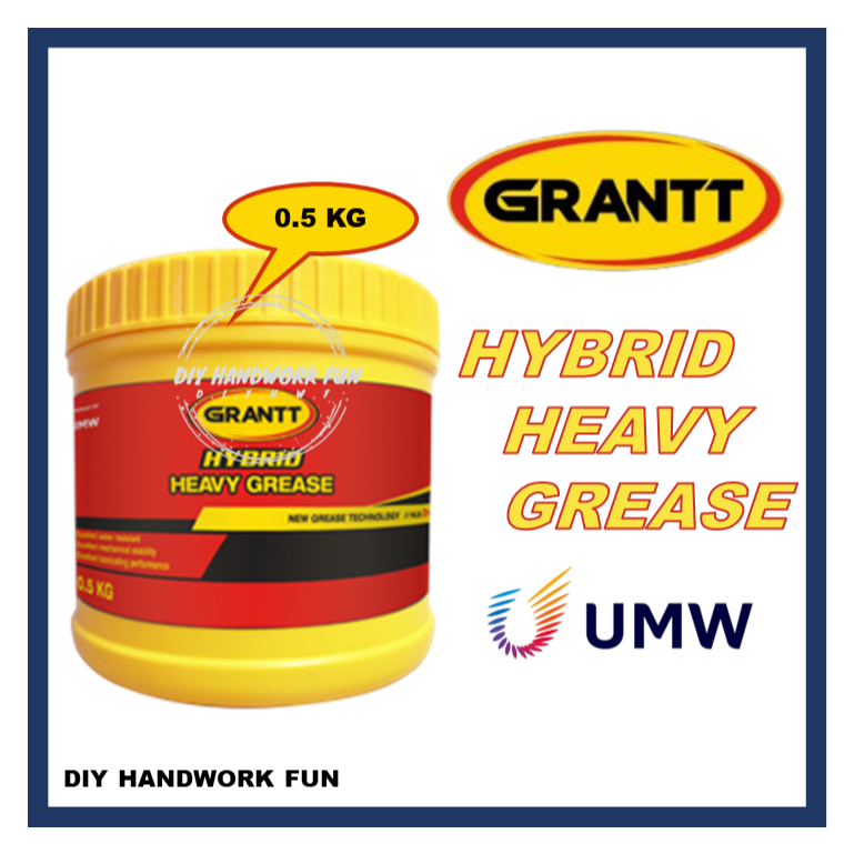 GRANTT Hybrid Heavy Grease ( 0.5 KG ) | Multipurpose Grease | Shopee ...