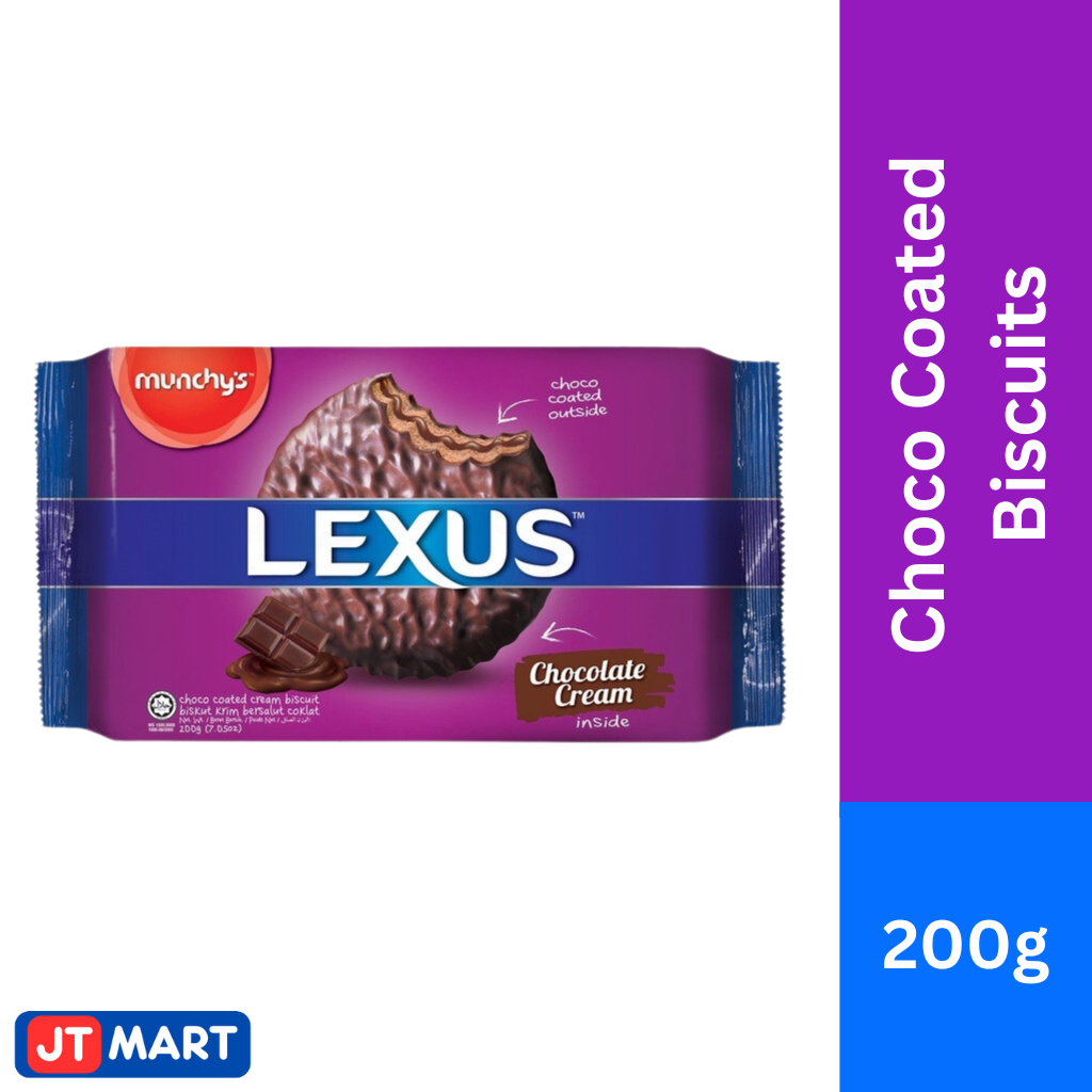 Munchy's LEXUS Chocolate Coated Biscuits (200g) | Shopee Malaysia