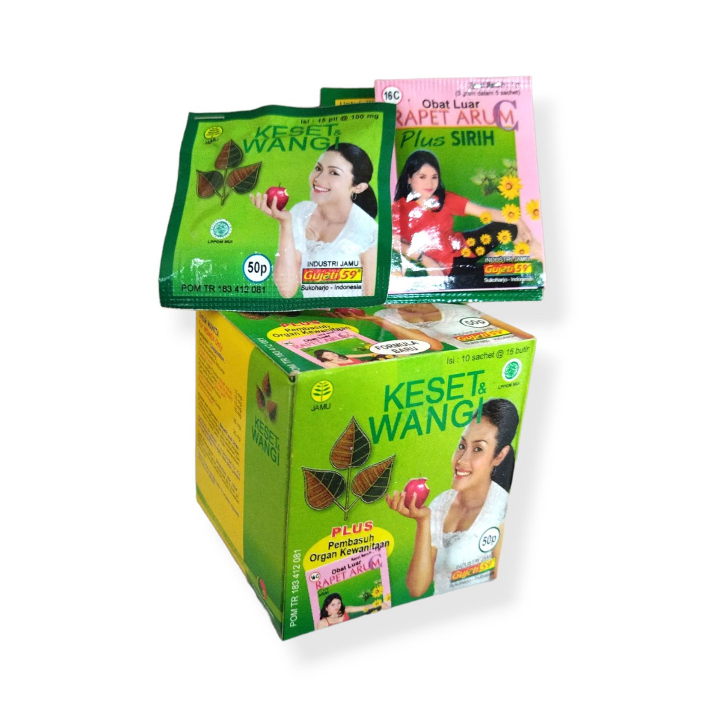 Jamu Pil Herbal Keset Wangi Gujati Khas Untuk Perempuan / Wanita ...