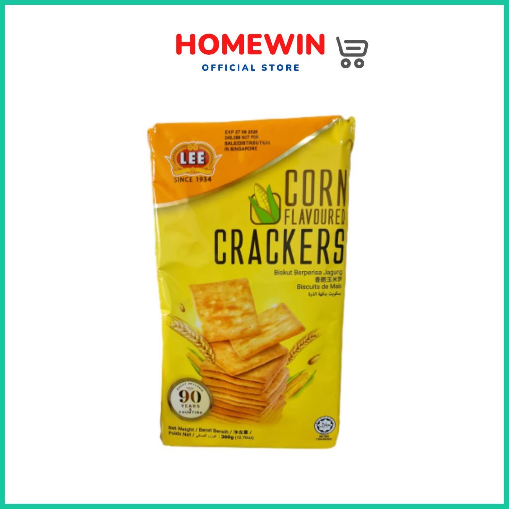 Lee Biscuits Sweet Corn Crackers (360g) | Shopee Malaysia