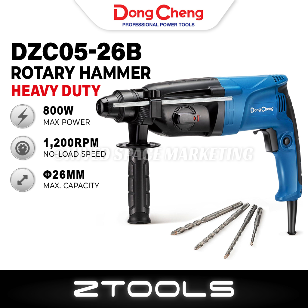DongCheng Rotary Hammer Drill Concrete Impact Drill Driver Mesin ...