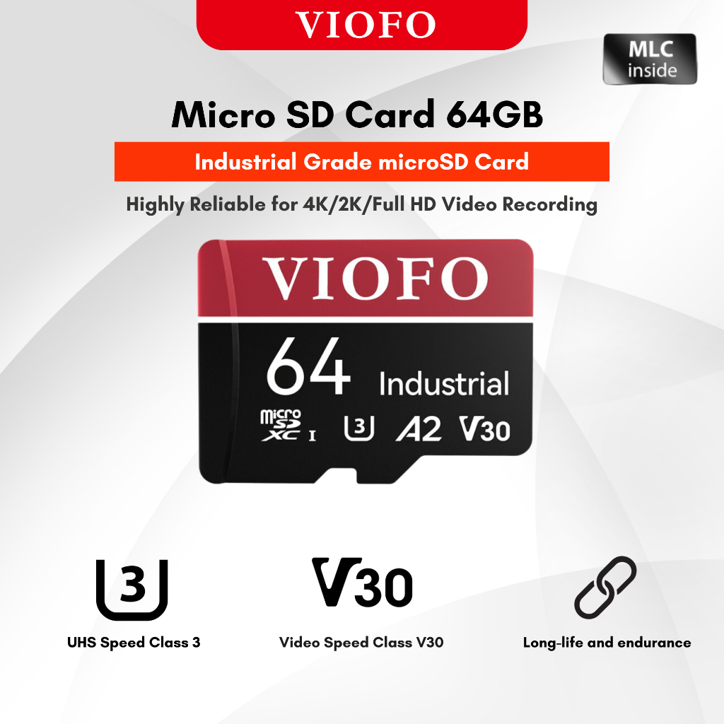 VIOFO Industrial Grade Micro SD Card (64GB) | Shopee Malaysia