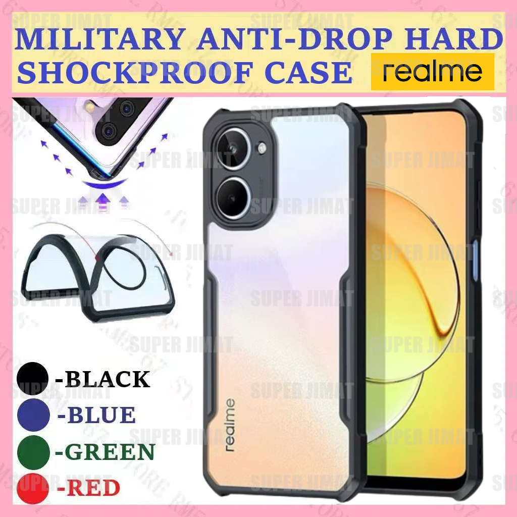 Realme 14T 14 13 14X 11 Pro Plus 11X 5G 12 12X ANTI FALL SHOCKPROOF ...