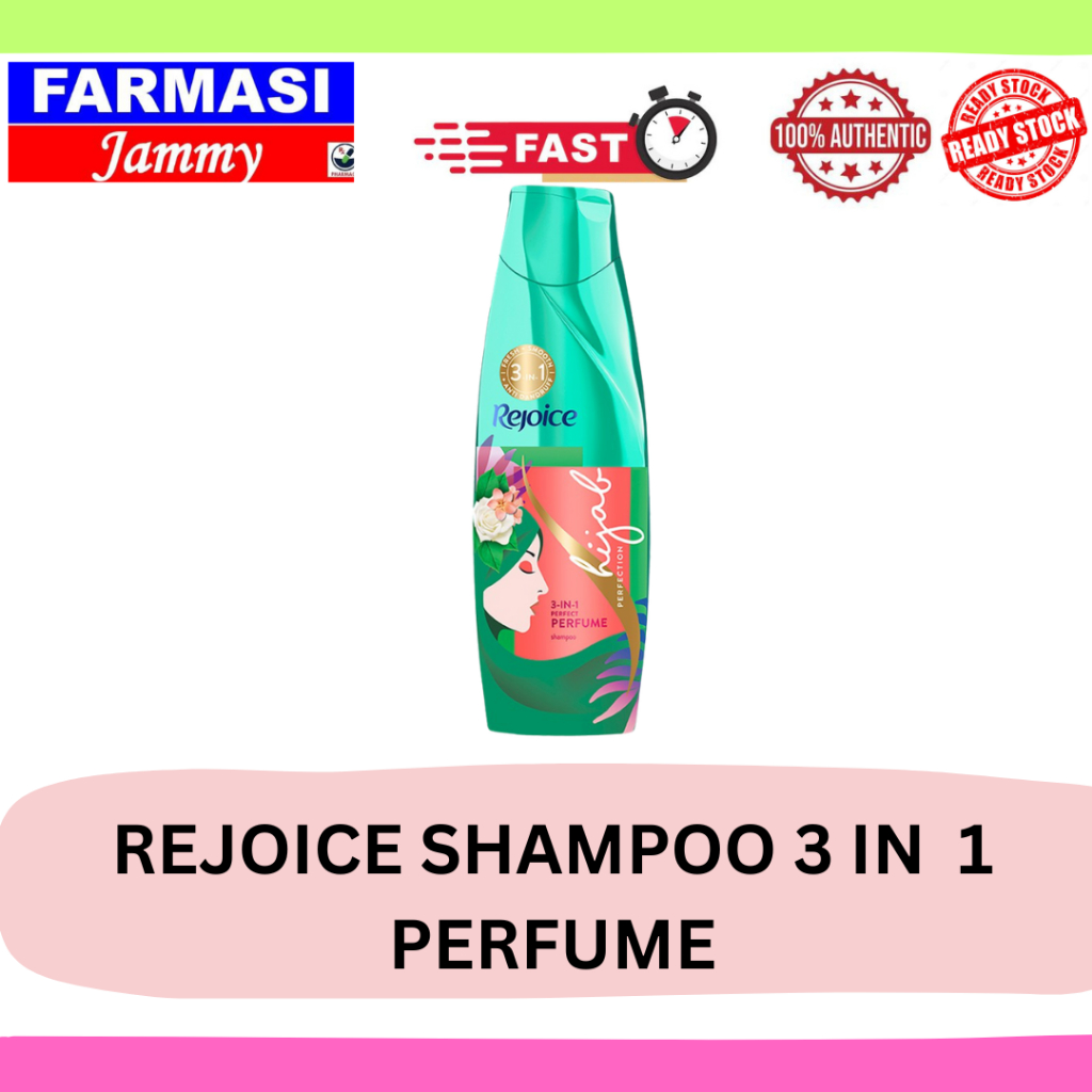 REJOICE HAIR SHAMPOO 170ML HIJAB 3 IN 1 PERFUME | Shopee Malaysia