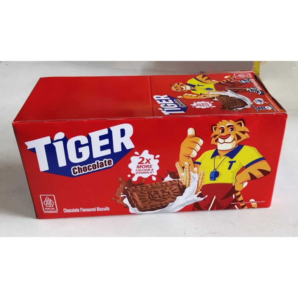 Tiger Chocolate Biscuits 53.2g x 12pkt | Shopee Malaysia