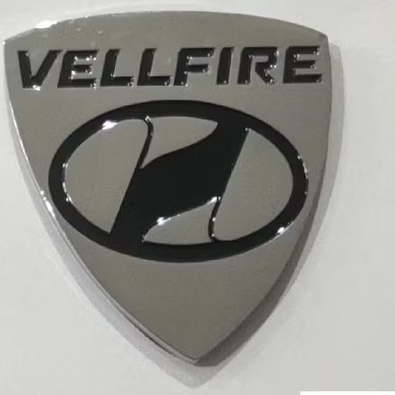 toyota vellfire emblem 2pc metal chrome anh20 anh30 | Shopee Malaysia