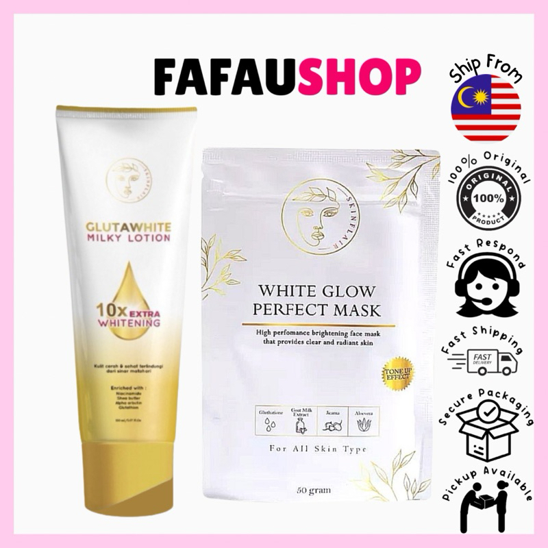 Skinflair White Glow Perfect Mask 50g / Skinflair Glutawhite Milky ...